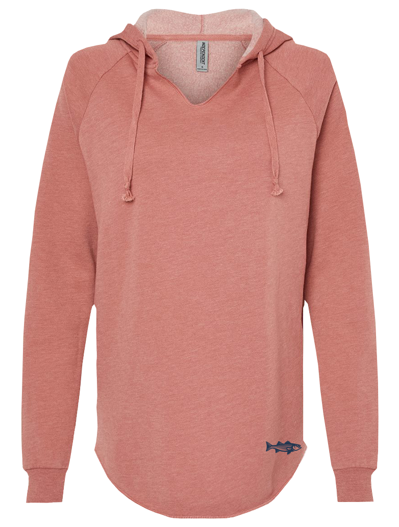 Ladies Wave Wash Hoodie – On The Water